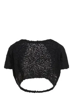VICOLO Bouclé Crop Top