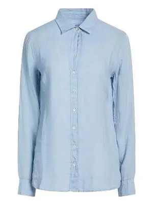 120% Lino Linen Shirt - Blue