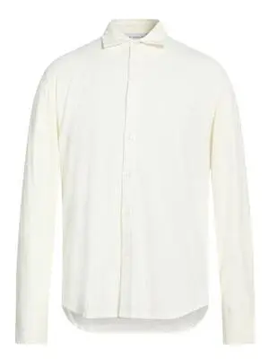 MANUEL RITZ Shirt Size Cotton, Elastane - Off White