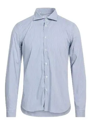 MANUEL RITZ Shirt Midnight Size Cotton, Polyamide, Elastane - Blue