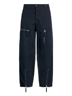 C.P. COMPANY Cotton-linen Cargo Pants - Blue