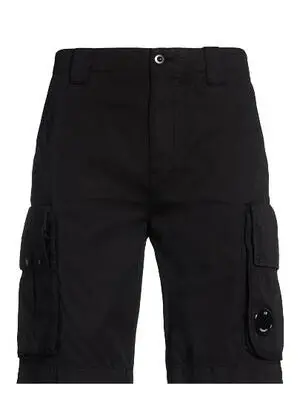 C.P. COMPANY Military Cotton Cargo Shorts - Black