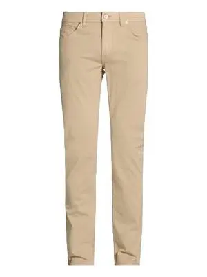 Fedeli Tapered Cotton-Blend Jeans Beige