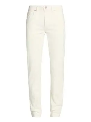 Fedeli Tapered Cotton-blend Jeans - White
