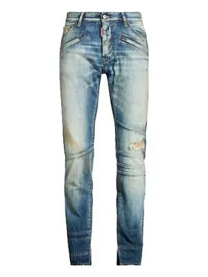 Dsquared2 Tapered Tie-dyed Jeans - Blue
