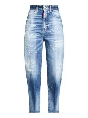 Dsquared2 Tapered Jeans With Distressed Detail - Blue