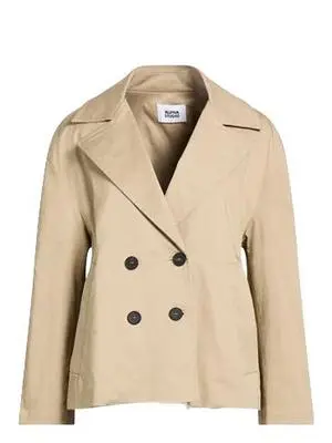 Alpha Studio Cotton-blend Gabardine Jacket - Beige