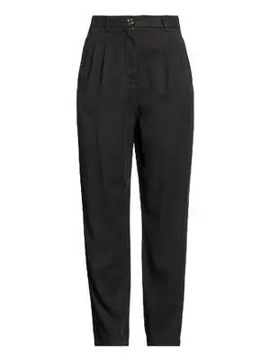 TWINSET Tapered Lyocell Pants - Black