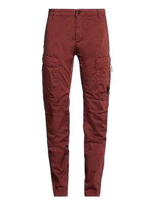 C.P. COMPANY Cotton Elastane Cargo Pants - Rust