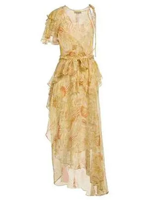 TWINSET Floral-print Maxi Dress - Yellow