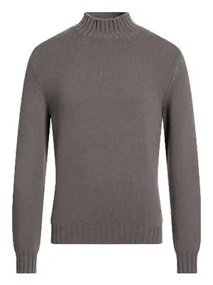 Fedeli Turtleneck Size Virgin Wool, Cashmere - Grey