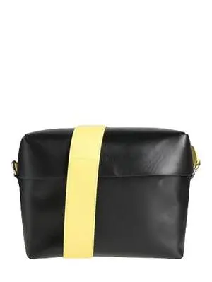 JIL SANDER Leather Crossbody Bag - Black