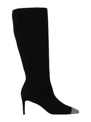 STUART WEITZMAN Boots With Appliqués And Crystals - Black