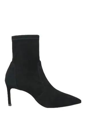 STUART WEITZMAN Leather Ankle Boots - Black