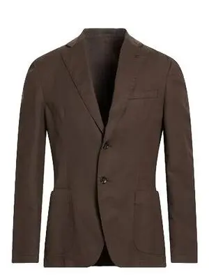 PAOLONI Blazer Chocolate Size Cotton, Elastane - Brown
