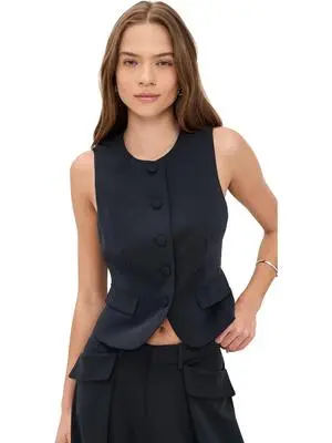 Cinq À Sept Winora Vest - Navy
