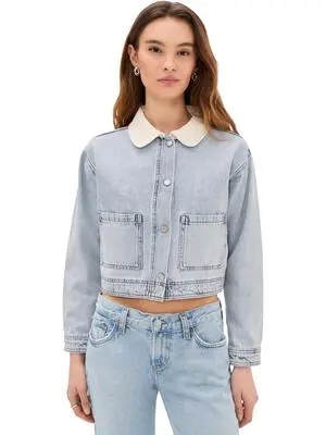 LE JEAN Cora Denim Trucker Jacket - Wild And Free