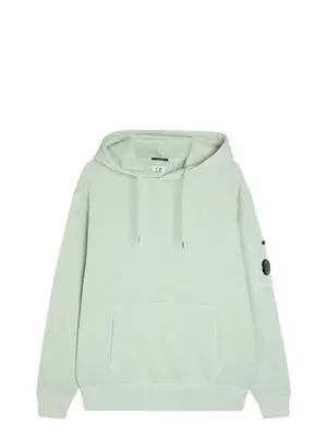 C.P. COMPANY Hooded Cotton Sweatshirt - Blue