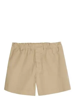 JW Anderson Cotton Relaxed Shorts - Beige