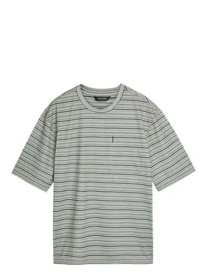 HIKING PATROL Striped Stretch-jersey T-shirt - Grey