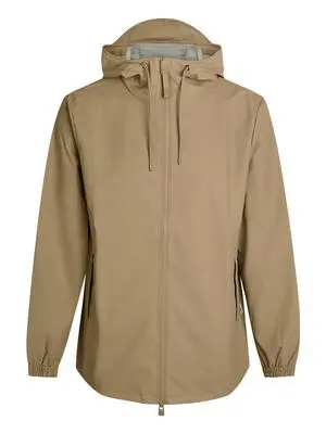 Rains Storm Breaker Hooded Waterproof Jacket - Beige