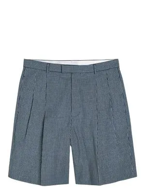 Givenchy Checked Cotton Shorts - White