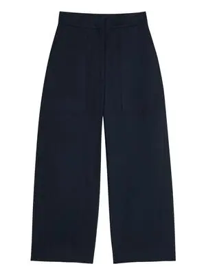 Studio Nicholson Straight-leg Cotton Trousers - Dark Purple