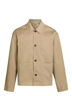 JW Anderson Patch Pocket Cotton Jacket - Beige
