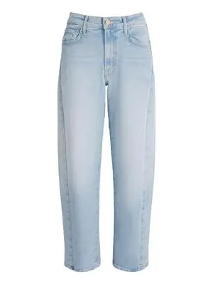 MOTHER The Mid-rise Half-pipe Wide-leg Jeans - Blue
