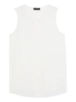 EMPORIO ARMANI Crepe Top