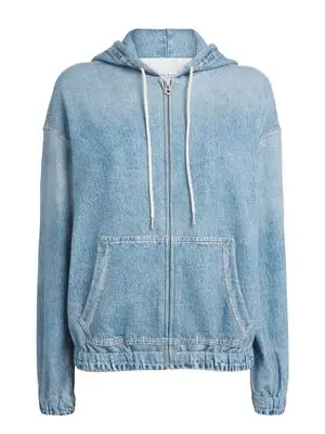 Rag & Bone Miramar Terry Zip-up Hoodie - Blue