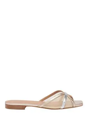 MALONE SOULIERS Perla Flat Mules Nude