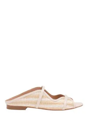 MALONE SOULIERS Norah Raffia Sandals - Beige
