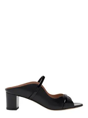 MALONE SOULIERS Nappa Leather Norah Heeled Sandals - Black