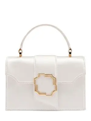 MALONE SOULIERS Mini Audrey Top-handle Bag - Ivory