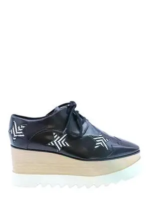 Stella McCartney Star-embellishment Derby Shoes - Black