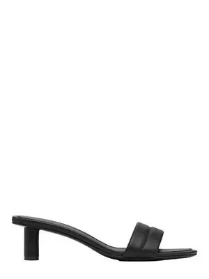 ST AGNI Stitch Detail Heel - Black