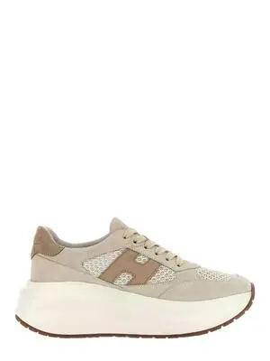 Hogan H696 Chunky Runner Sneakers - Neutrals