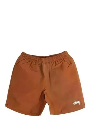 StÜssy Water Logo-print Shorts - Brown
