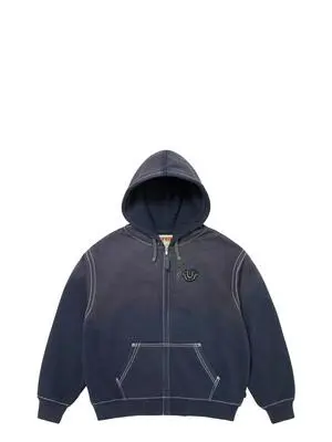 Supreme Zip-up Hoodie - Blue