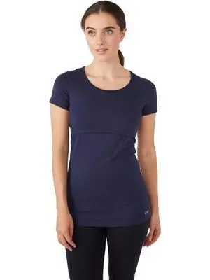 MODERN ETERNITY Maternity & Nursing Top - Navy
