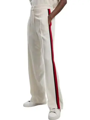 Karen Millen Tailored Straight Leg Trousers - Ivory