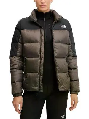 The North Face Diablo Down 2.0 Panelled Puffer Jacket - Brown