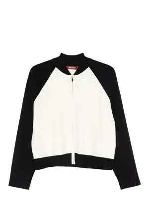 Max Mara Zip-fastening Cardigan - White