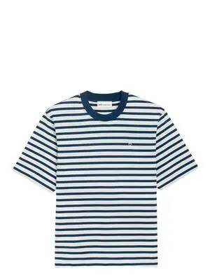 Ami Marinière Horizontal-stripe T-shirt - Blue
