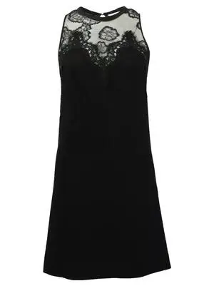 Sandro Lace Midi Dress - Black