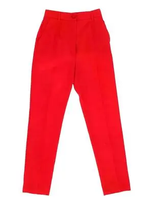 Dolce & Gabbana High-waist Trousers - Red