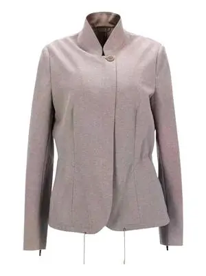 Brunello Cucinelli Drawstring-hem Jacket - Neutrals