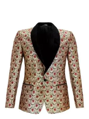 Dolce & Gabbana Long-sleeves Blazer - Gold