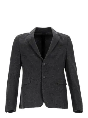 Prada Single-breasted Wool Blazer - Grey